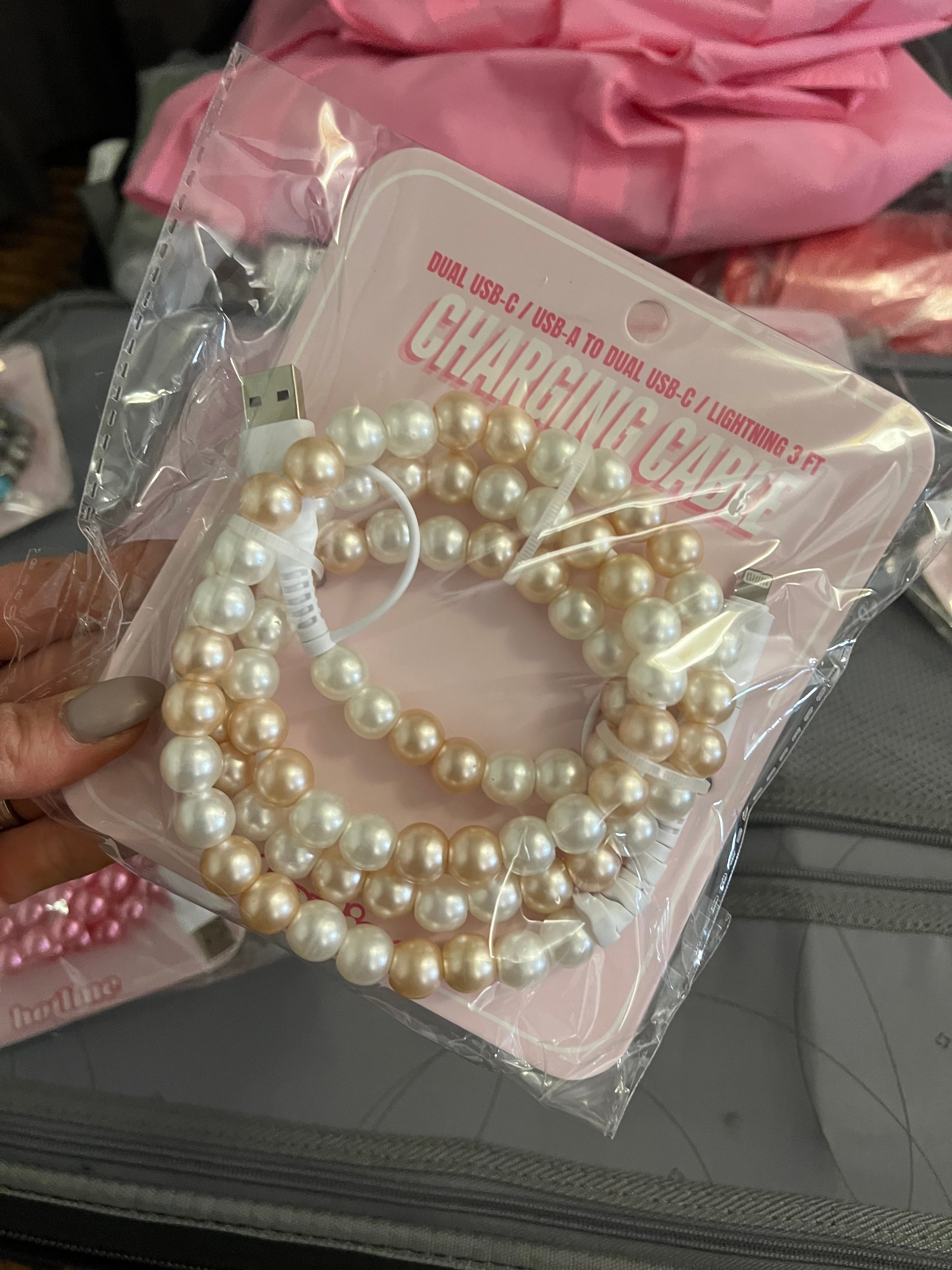 Charger Cord - Champagne – Triangle T Boutique