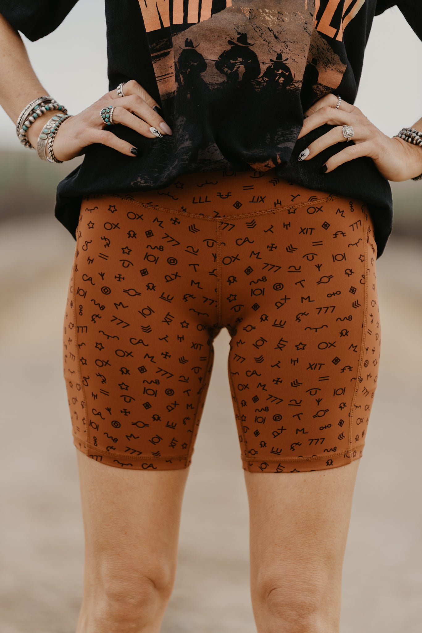 Branding Fever Biker Shorts – Triangle T Boutique