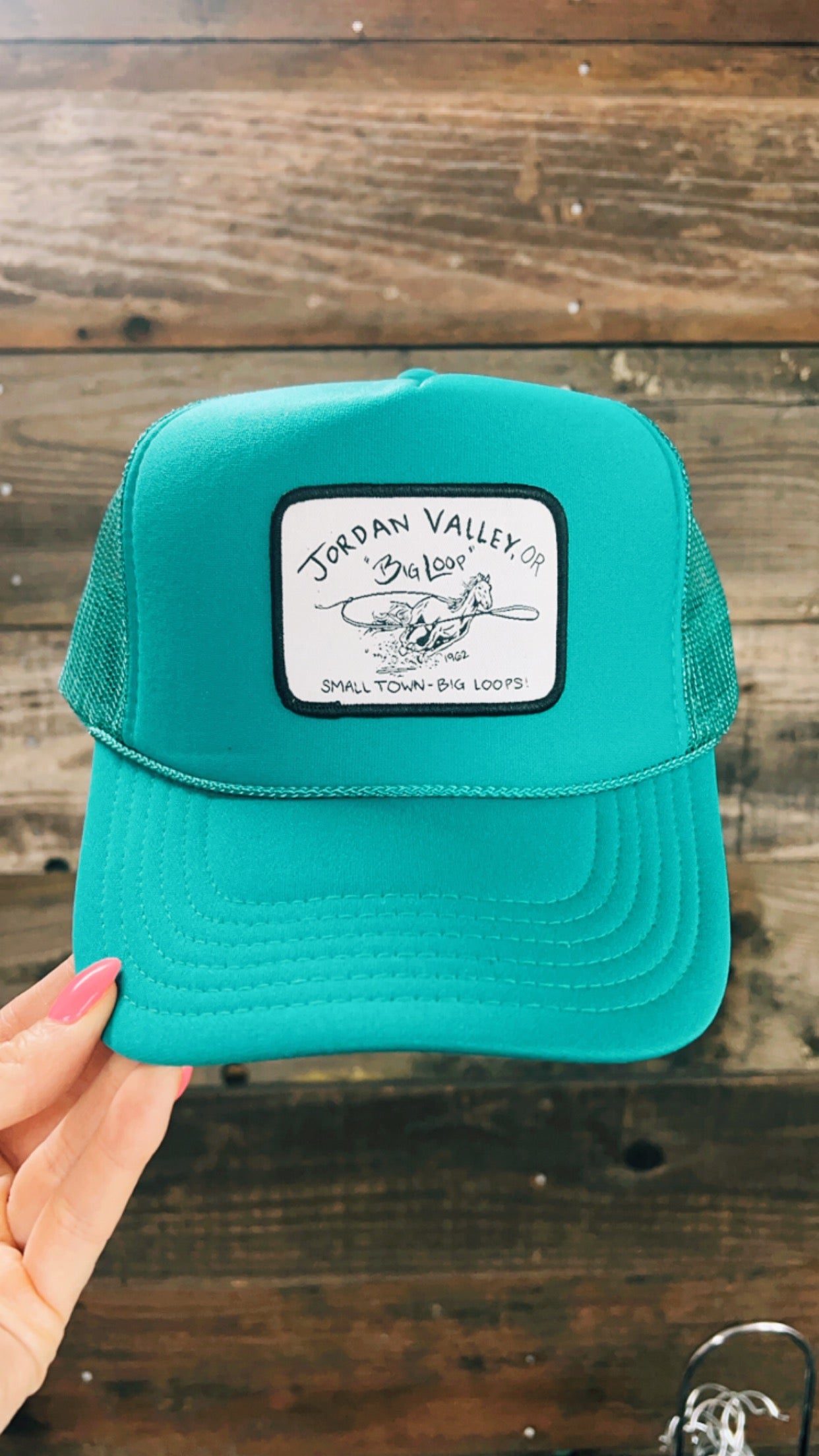 Big Loop Rodeo Woven Patch Hat - Jade – Triangle T Boutique