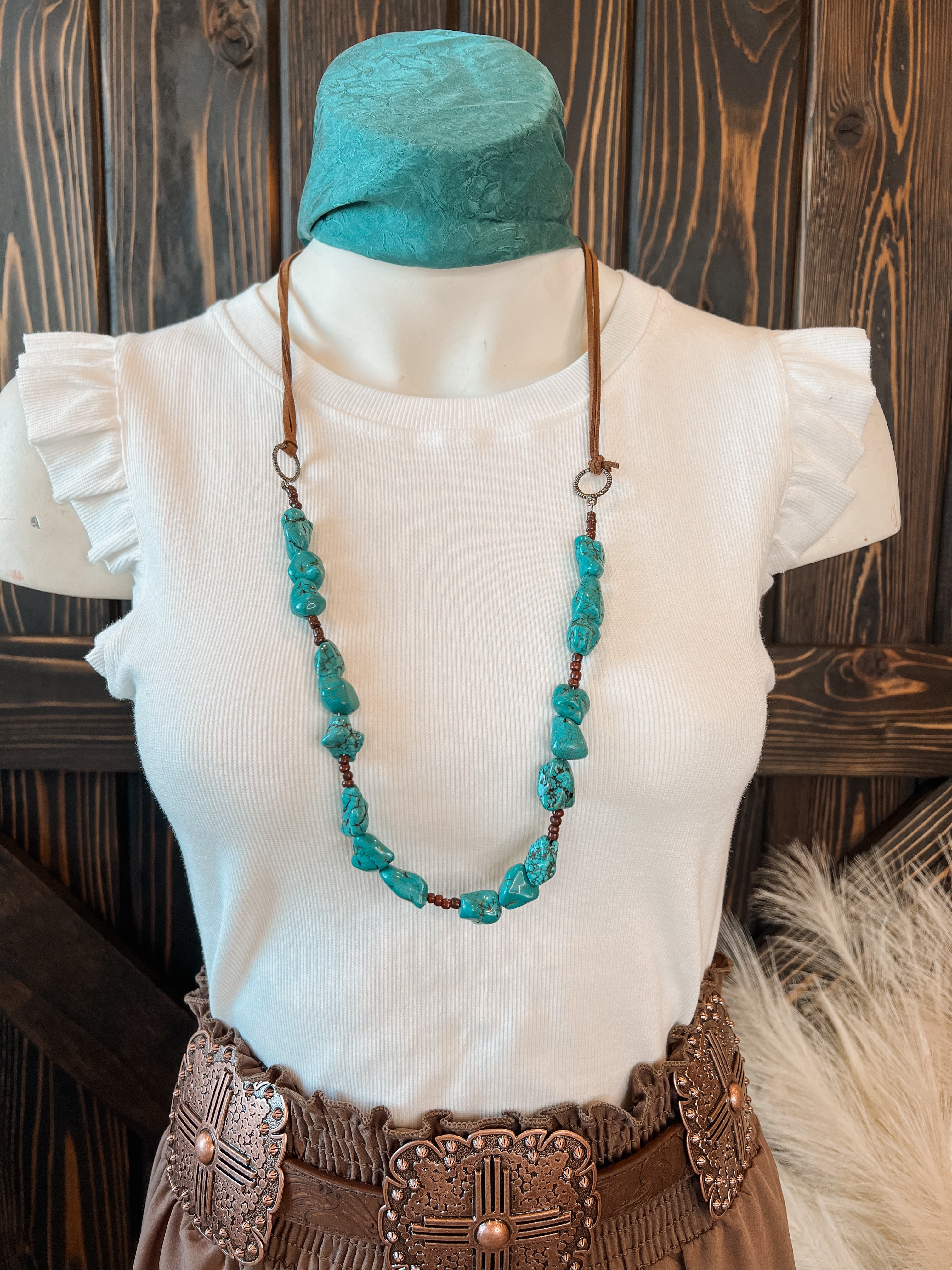 The Molly Turquoise Necklace – Triangle T Boutique